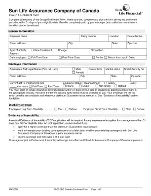 Fillable Online Sun Life Assurance Company of Canada - EasyAppsOnline ...