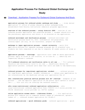 Fillable Online danone hol Application Process For Outbound Global Exchange And ... - hol.es Fax ...