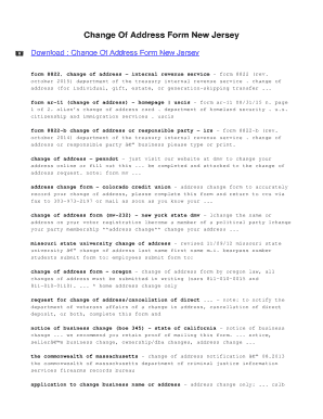 Fillable Online danone hol Change Of Address Form New Jersey Ebooks ...