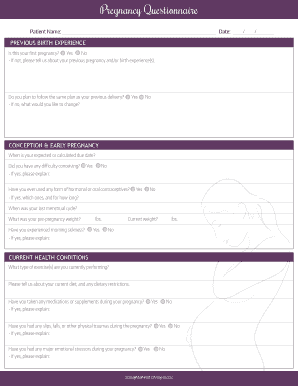 Fillable Online Preg Digital Fax Email Print - pdfFiller