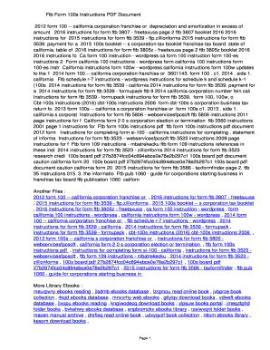 Fillable Online zghb Ftb Form 100s Instructions PDF e14fec585a817bd4a2d6060806880d4e. Ftb Form ...