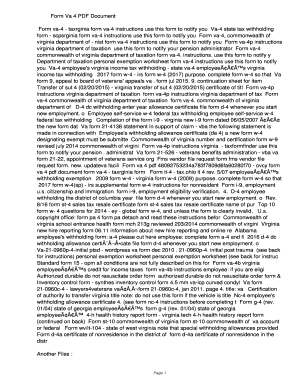 Fillable Online ovcy Form Va 4p Instructions Virginia Department Of ...