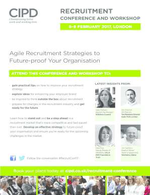 Fillable Online recruitment - CIPD Fax Email Print - pdfFiller