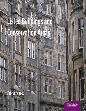 Fillable Online Listed Buildings and Conservation Areas - The City of ...