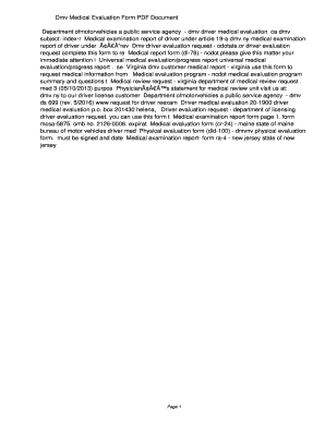 Fillable Online lwwm Dmv Medical Evaluation Form PDF ...