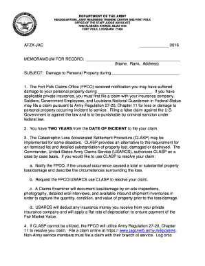 Fillable Online jrtc-polk army DEPARTMENT OF THE ARMY HEADQUARTERS ...