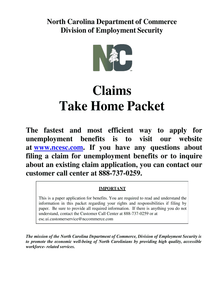 Fillable Online Take Home Packet Fax Email Print - pdfFiller