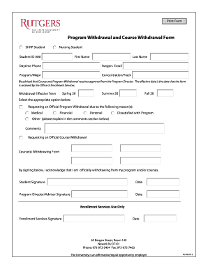 Fillable Online shp rutgers Course Catalog 2015-2017 - Rutgers: School ...