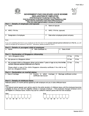 GOVERNMENT-PAID CHILDCARE LEAVE SCHEME ... - ECitizen - Ecitizen Gov ...