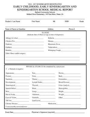 Fillable Online ballard k12 ia EARLY CHILDHOOD, EARLY KINDERGARTEN AND - ballard k12 ia Fax ...