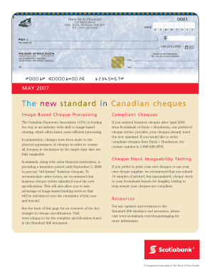 Fillable Online The new standard in Canadian cheques Fax Email Print ...