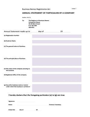 Fillable Online Business Names Registration Act Fax Email Print - pdfFiller