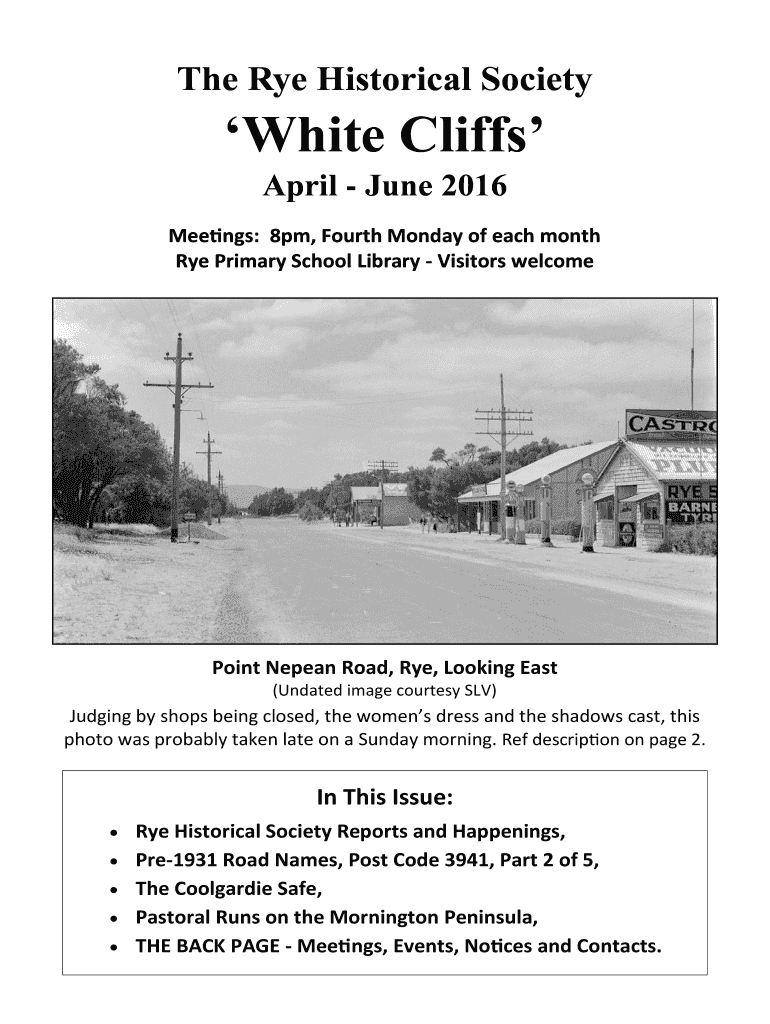 Fillable Online White Cliffs - Rye Historical Society - Weebly Fax ...