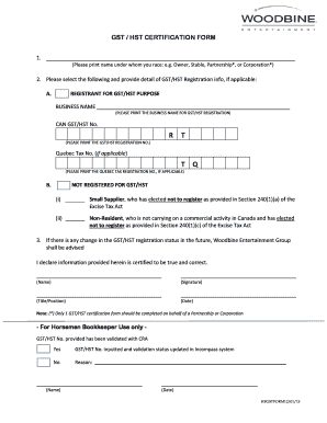 Fillable Online New HB GST form Fax Email Print - pdfFiller