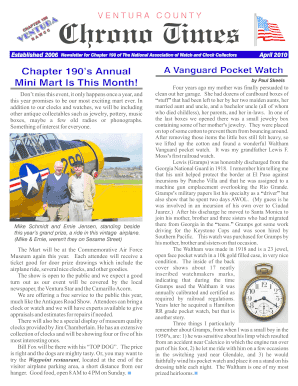 Fillable Online Chrono Times Fax Email Print - pdfFiller