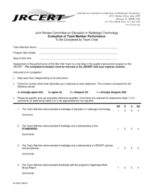 Fillable Online jrcert Joint Review Committee on Education in ...