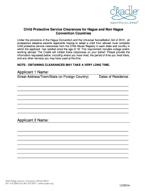 Fillable Online cradle Child Protective Service Clearances for Hague ...