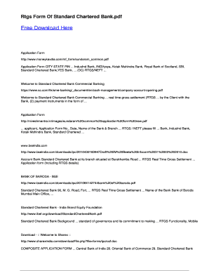 Fillable Online Rtgs Form Of Standard Chartered Bank - pdfsdocuments2 ...