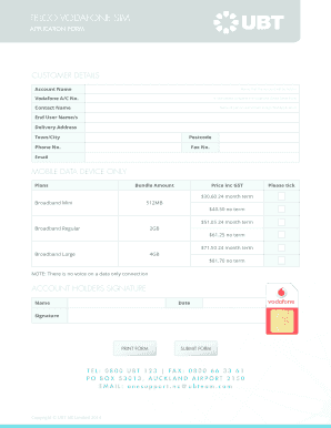 Fillable Online TELCO VODAFONE SIM - c409348.r48.cf1.rackcdn.com Fax ...