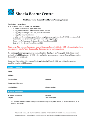Fillable Online STB Application Form 2016.pdf - Sheela Basrur Centre ...