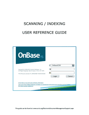 Fillable Online SCANNING / INDEXING Fax Email Print - pdfFiller