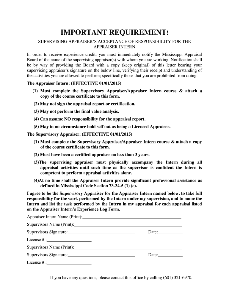 Fillable Online IMPORTANT REQUIREMENT - mrec.state.ms.us Fax Email ...