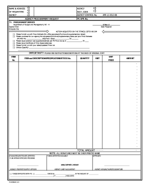 Fillable Online Agency Procurement Request (APR) - DepED, Division of ...
