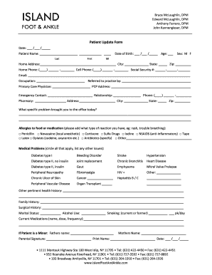 Fillable Online Bruce McLaughlin, DPM Fax Email Print - pdfFiller