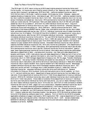 Fillable Online tzjv State Tax Return Forms PDF ...