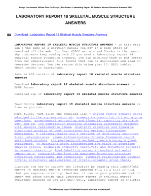 Fillable Online vps97912 vps ovh Laboratory Report 18 Skeletal Muscle ...