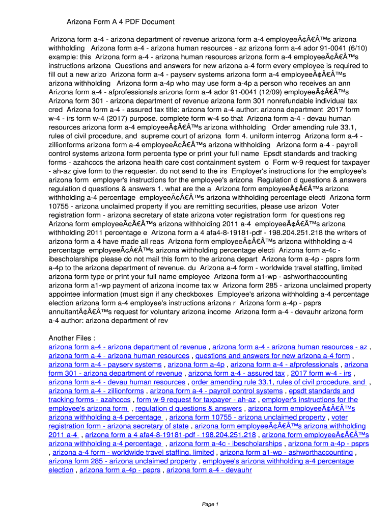 Fillable Online fsst Business Account Update Form - Arizona Department ...