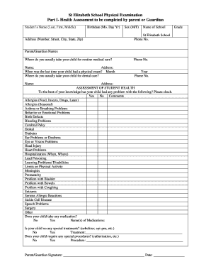 Fillable Online stelizabeth-school Physical Exam Form 03.2016.pdf - St ...