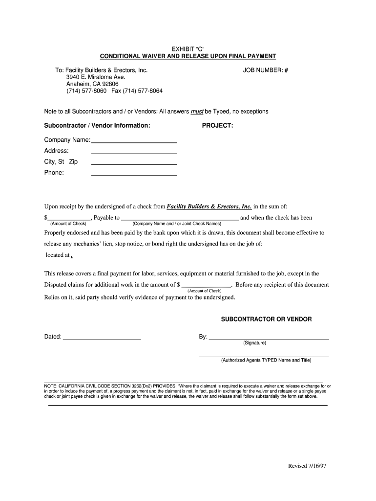 Fillable Online EXHIBITS A - G BLANK FORMS.doc Fax Email Print - pdfFiller