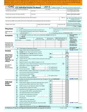 Fillable Online 1040 MCC. U.S. Individual Income Tax Return Fax Email ...