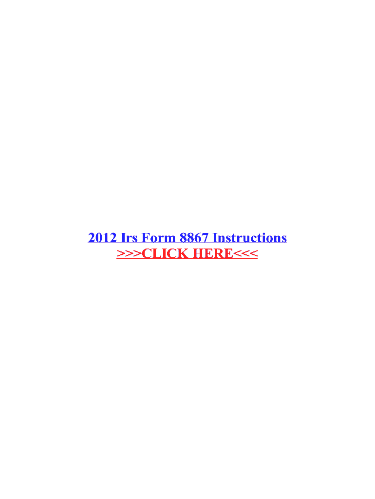 Fillable Online 2012 Irs Form 8867 Instructions WordPress Fax Fillable Online 2012 Irs Form 8867 Instructions WordPress Fax