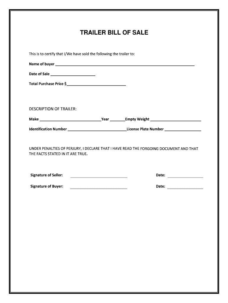 Bill Of Sale Texas Fill Out Sign Online DocHub