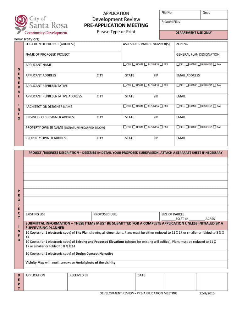 Fillable Online ci santa-rosa ca Related Files Fax Email Print - pdfFiller