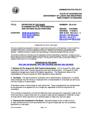 Fillable Online DEFINITION OF FEE BASIS Fax Email Print - pdfFiller