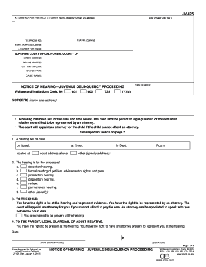 Fillable Online JV-625. Fillable Editable and Saveable California ...