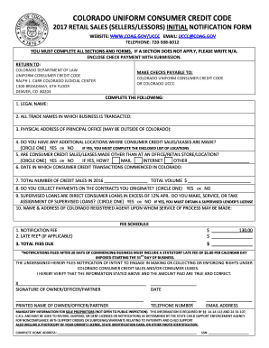 Fillable Online 2017 RETAIL SALES (SELLERS/LESSORS) INITIAL ...