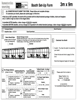 Fillable Online Home 2014 booth order form 3x9.ai - Messe Frankfurt Fax ...