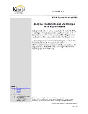 Fillable Online Surgical Procedures and Sterilization Form Requirements ...