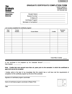 Fillable Online k-state ccf1.doc Fax Email Print - pdfFiller