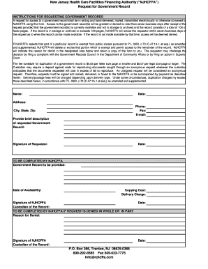 Fillable Online New Jersey Health Care Facilities Financing Authority ...