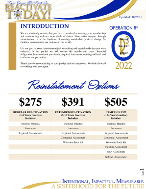 Fillable Online Introduction Welcome Back Fax Email Print - pdfFiller