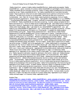 Fillable Online bjdt Forms Of Vitality Forms Of Vitality PDF ...