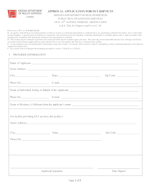 Fillable Online azdhs 18TH AVENUE, PHOENIX, ARIZONA 85007 Fax Email Print - pdfFiller