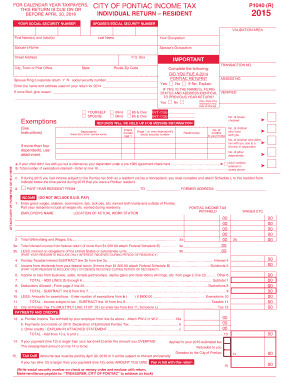 Fillable Online FOR CALENDAR YEAR TAXPAYERS, Fax Email Print - pdfFiller
