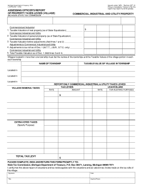 Fillable Online Issued under MCL, Section 207 Fax Email Print - pdfFiller