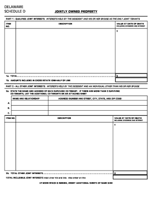 Fillable Online Schedule D. Tax Form Fax Email Print - pdfFiller